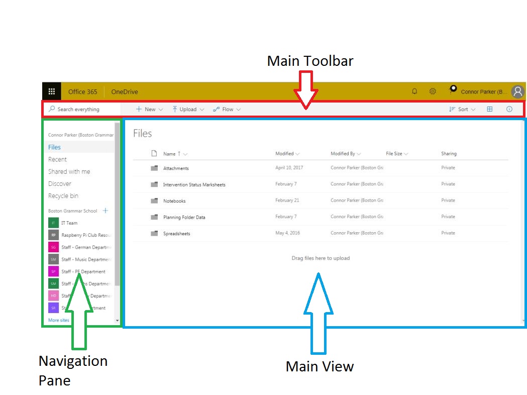 Getting started with OneDrive – Boston Grammar School
